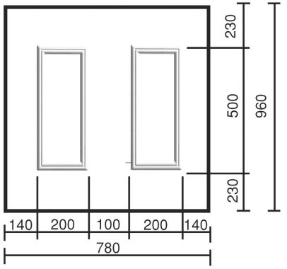 Clinton Manor Half Panel